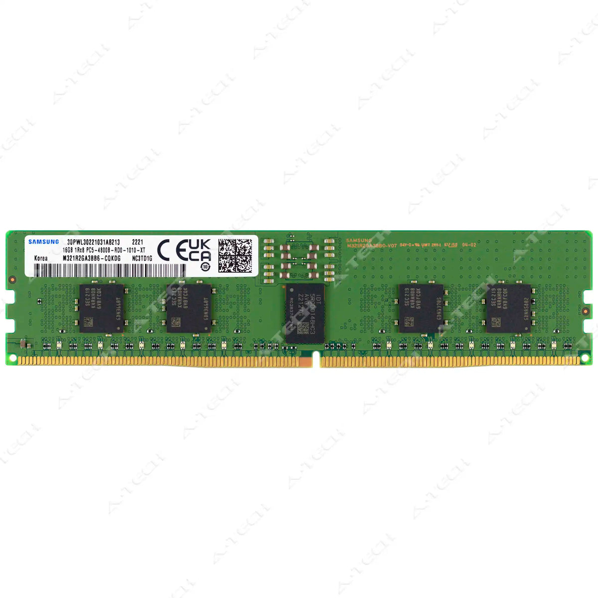 M321R2GA3BB6-CQK - Samsung RAM 16GB 1Rx8 PC5-38400 EC8 RDIMM DDR5 4800