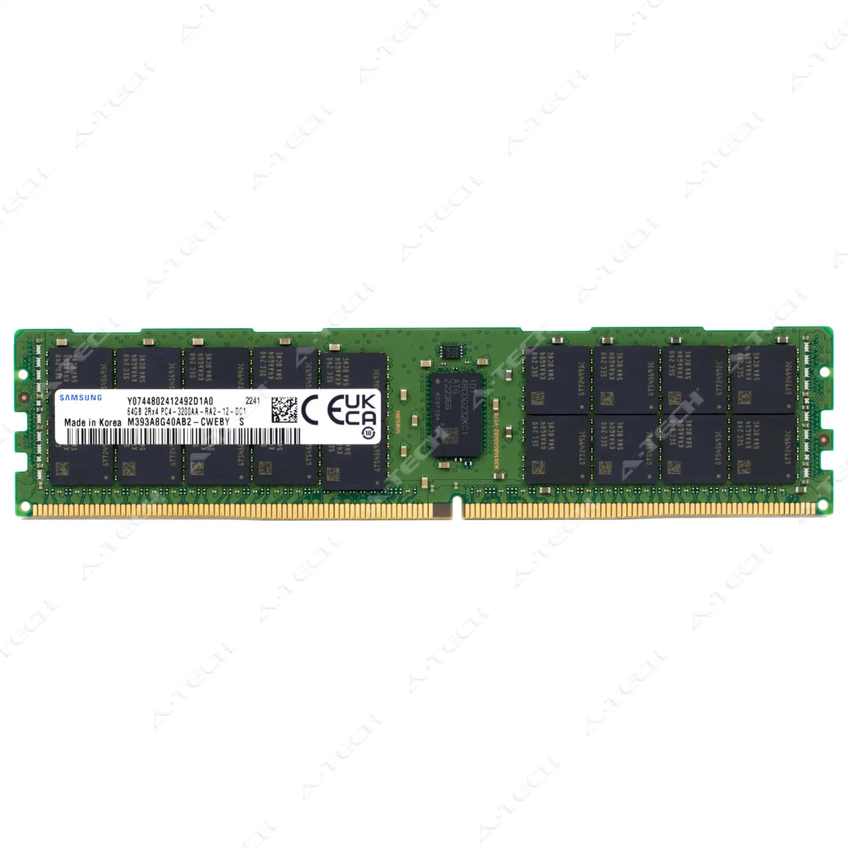 M393A8G40AB2-CWE - Samsung RAM 64GB 2Rx4 PC4-25600 RDIMM DDR4 3200MHz